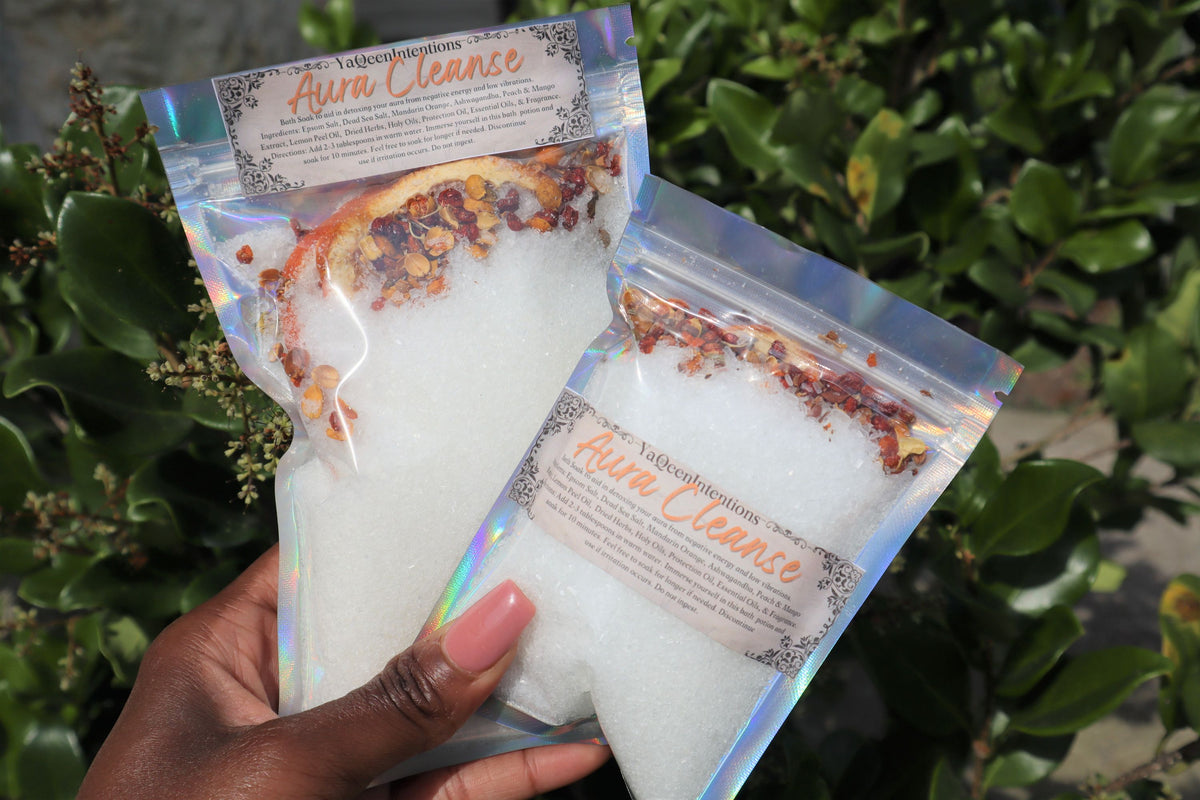 Aura Cleansing Bath Salts for Detoxing Dark Energy and Stress ...