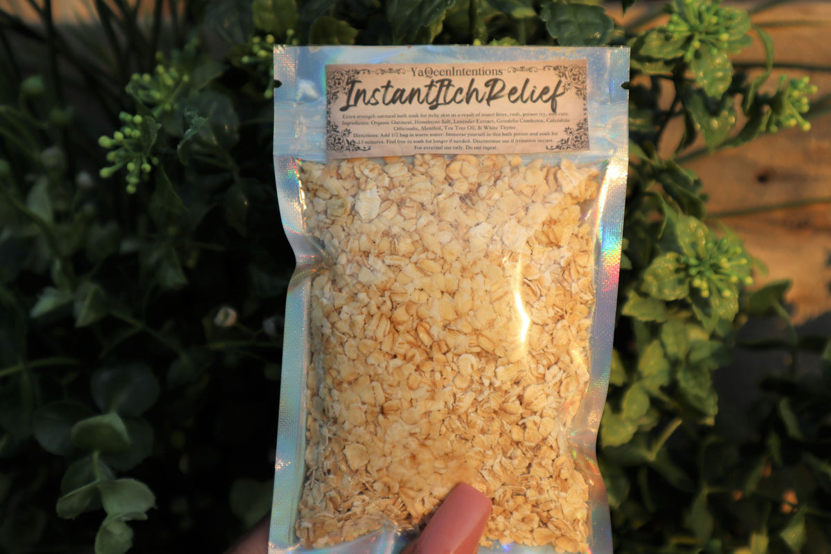 Instant Itch Relief Oatmeal Bath Remedy for Itchy Rash Bug Bites ...